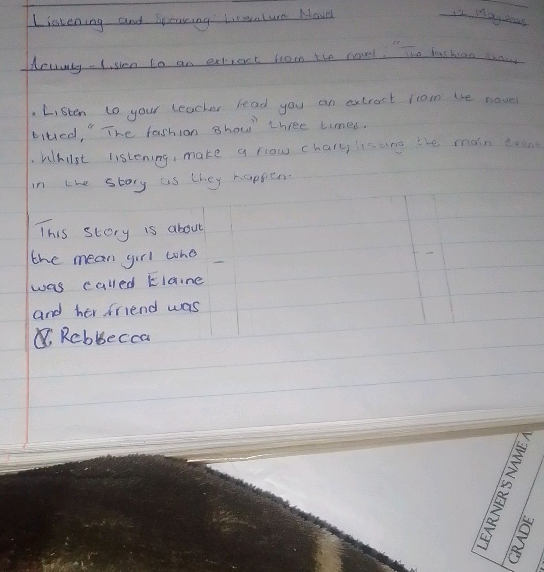 Activity - Listen to an extract from the | StudyX