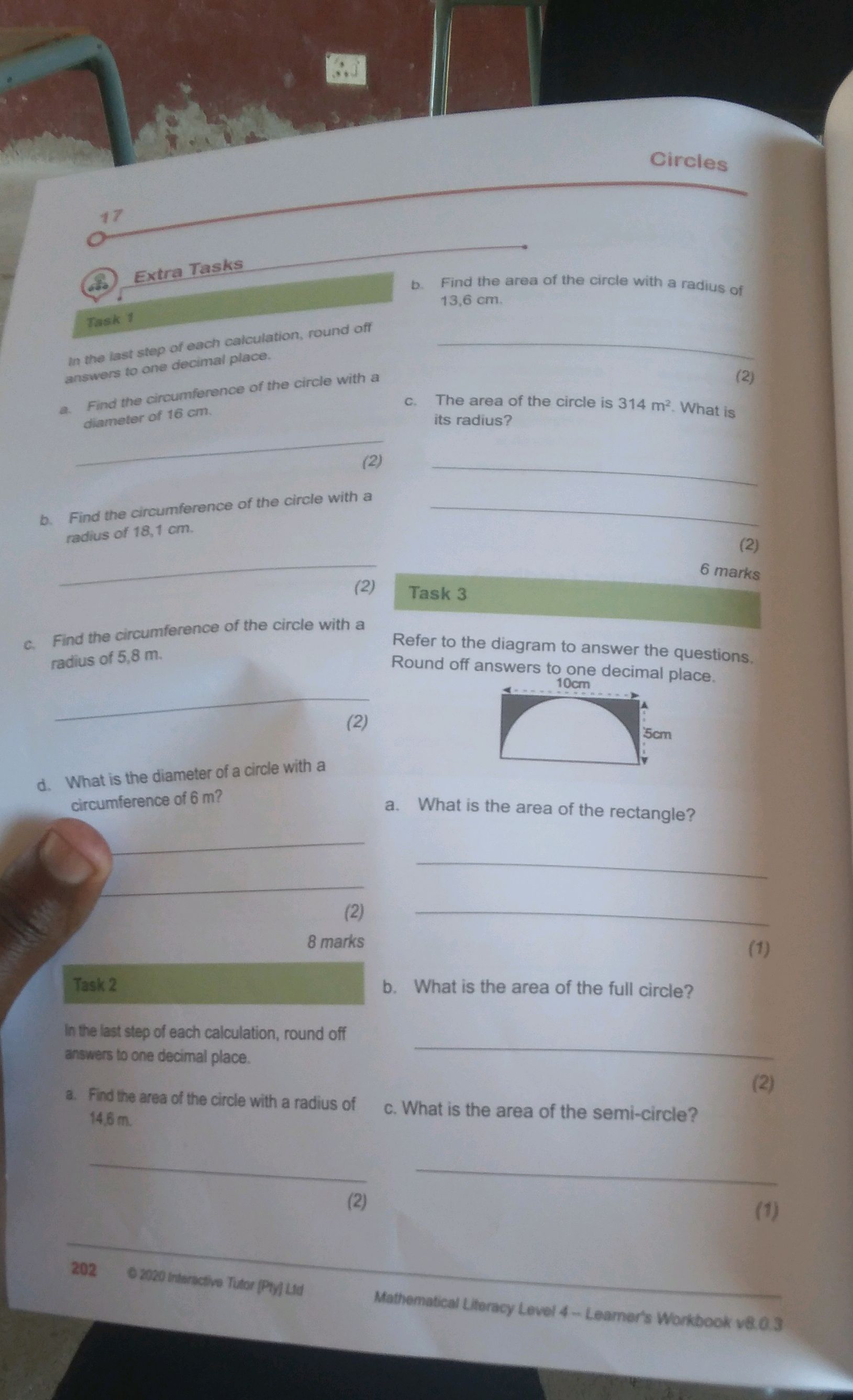 Task 1 In the last step of each calculation, | StudyX