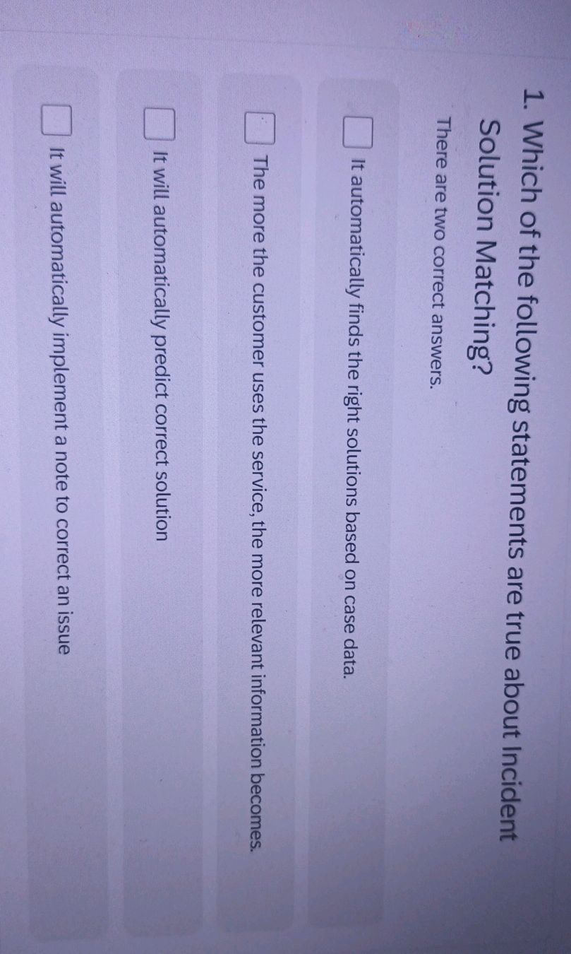 1. Which of the following statements are | StudyX