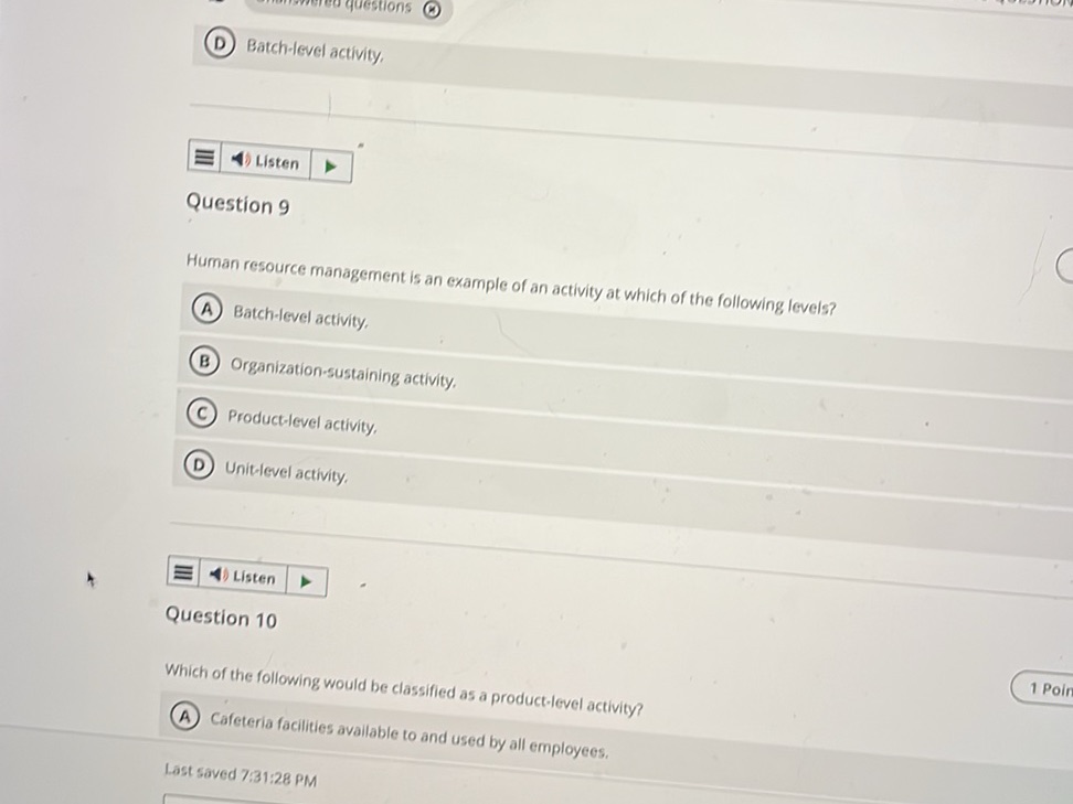 Question 9 Human resource management is an | StudyX