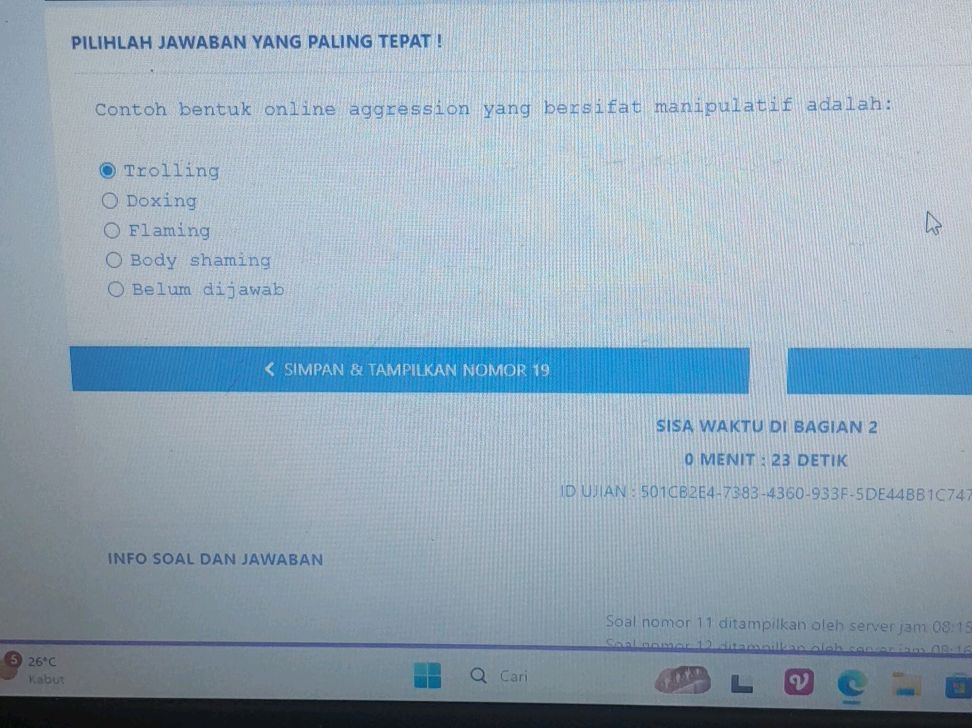 PILIHLAH JAWABAN YANG PALING TEPAT! Contoh | StudyX