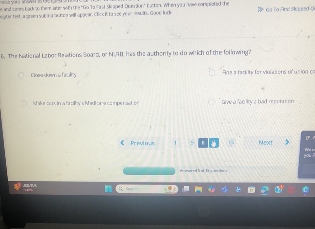 The National Labor Relations Board, or NLRB,