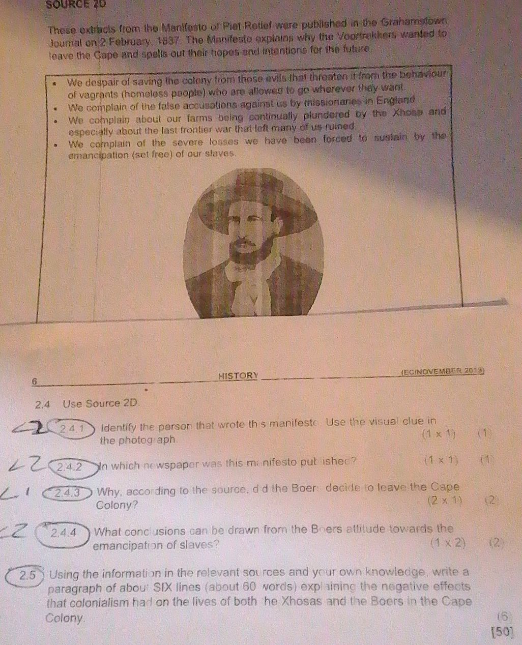 2. 4 Use Source 2D. 2.4.1 Identify the | StudyX