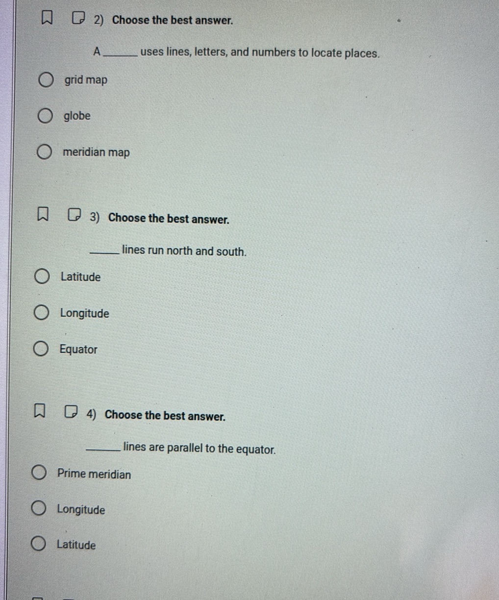 2) Choose the best answer. A $$ uses lines, | StudyX