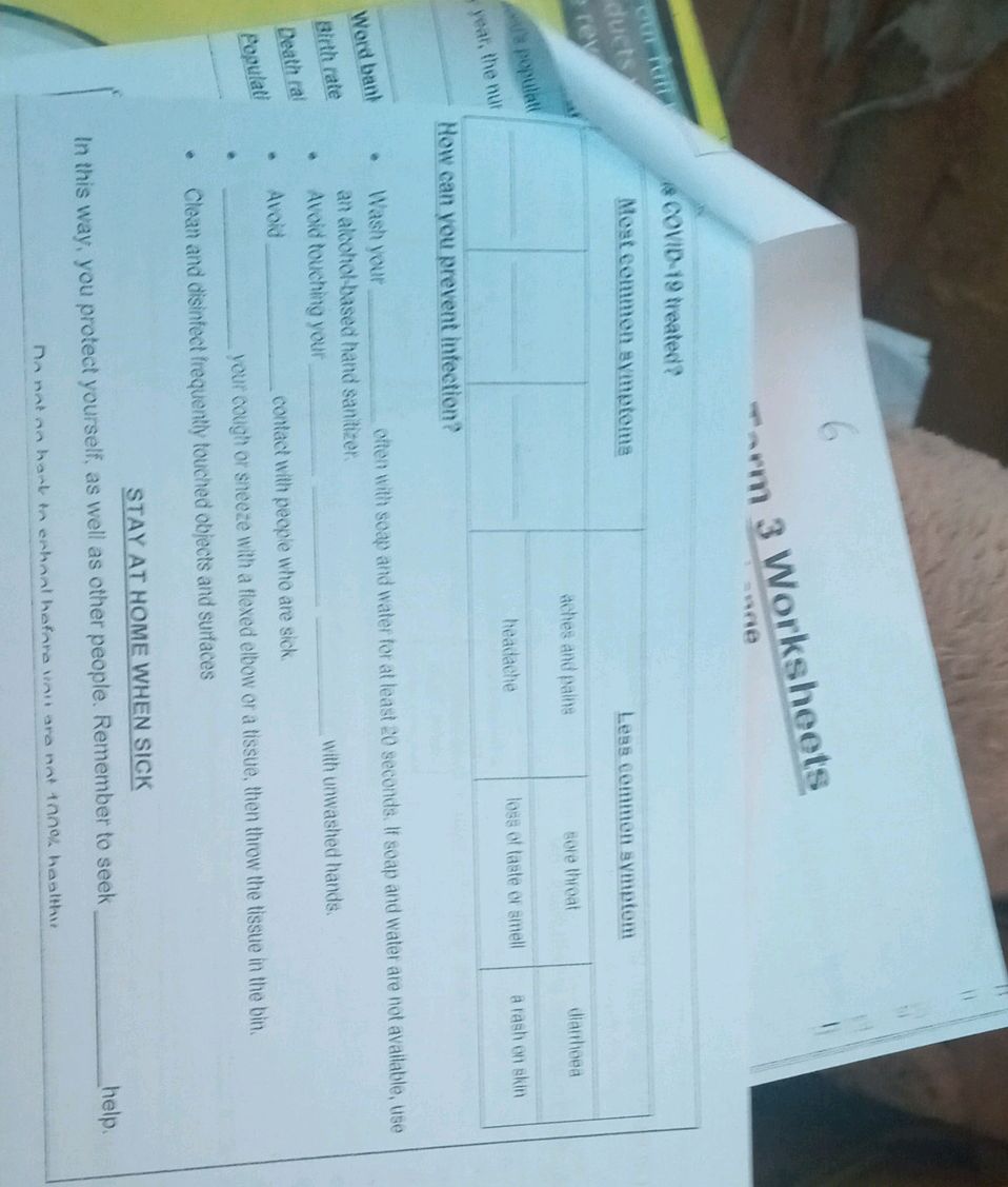 How can you prevent infection? | Most common | StudyX