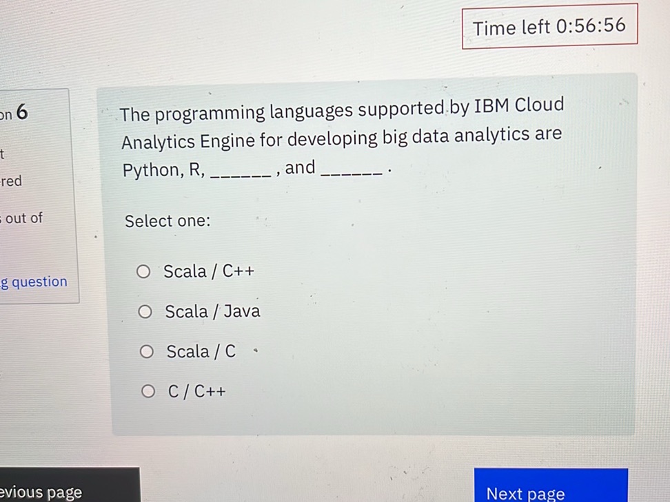 The programming languages supported by IBM | StudyX
