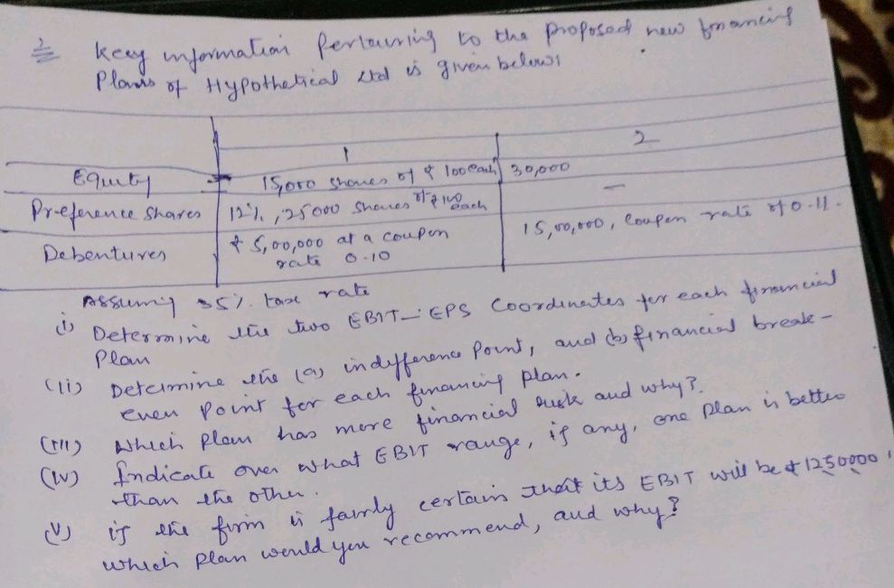 Key information pertaining to the proposed | StudyX