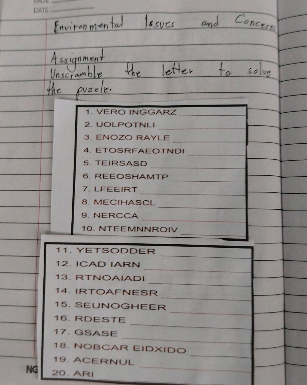 Unscramble the letter to solve the puzzle. | StudyX