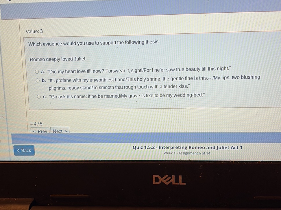 Which evidence would you use to support the | StudyX