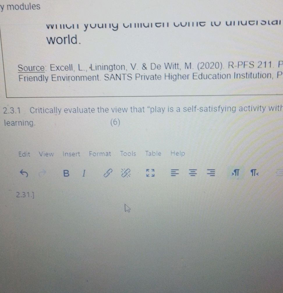 2.3.1 Critically evaluate the view that | StudyX