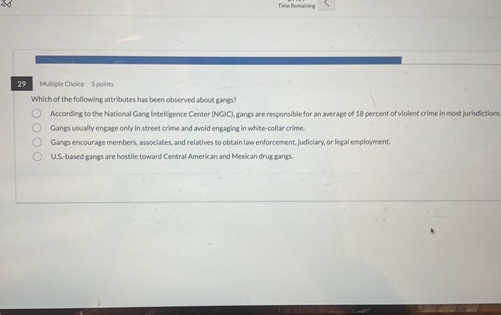 Which of the following attributes has been | StudyX