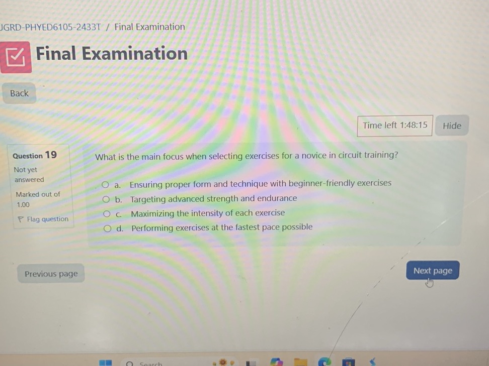 What is the main focus when selecting
