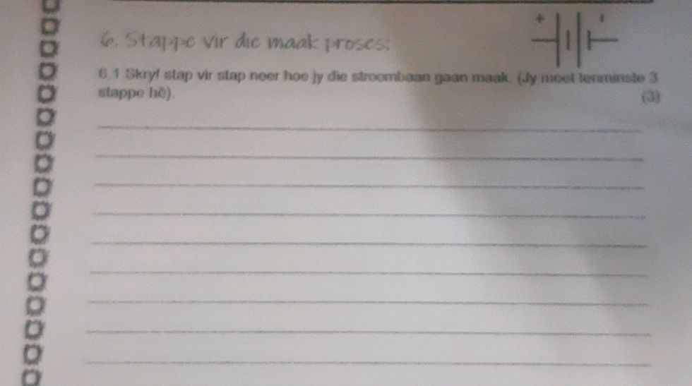 6. Stappe vir die maak proses: 6.1 Skryf | StudyX