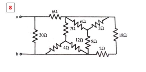 The image shows a complex electrical circuit