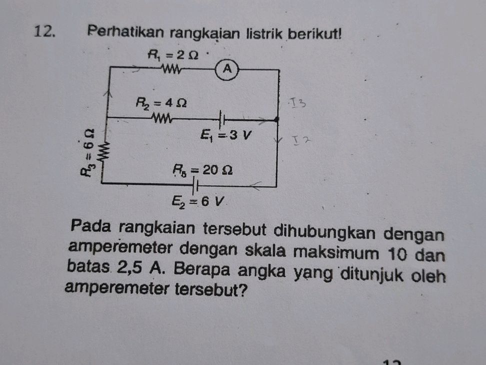 Perhatikan rangkaian listrik berikut! | StudyX