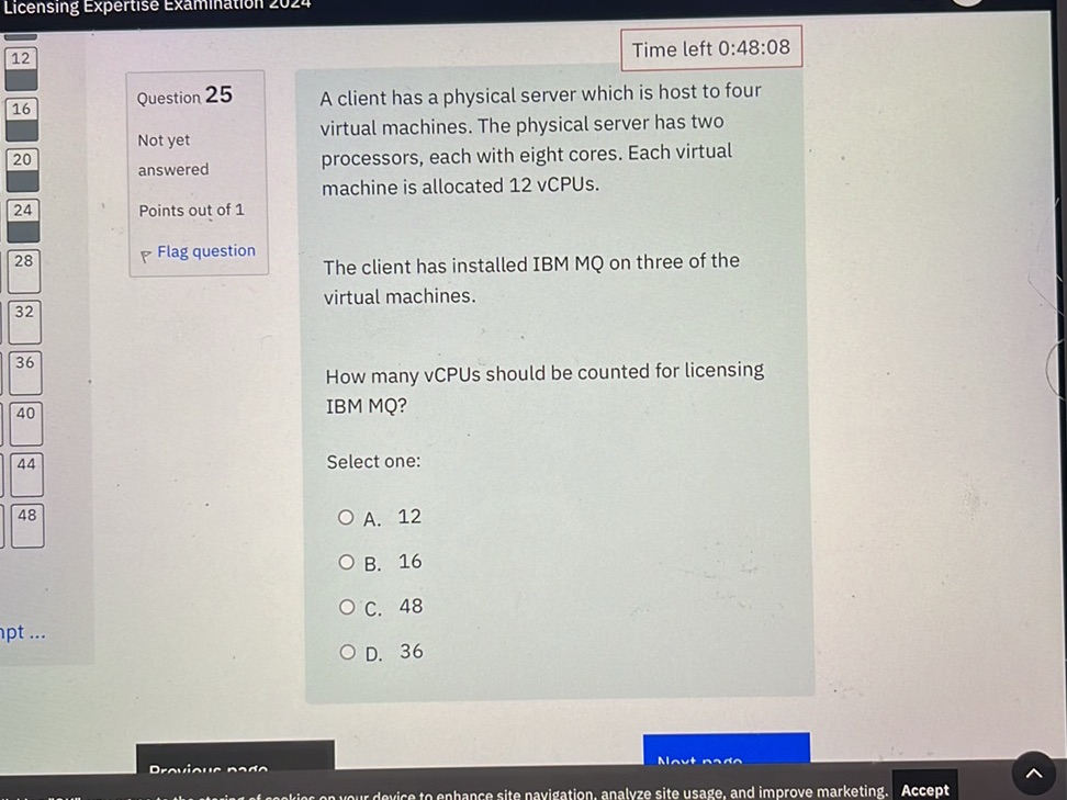 A client has a physical server which is host | StudyX