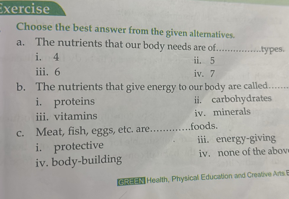 Choose the best answer from the given | StudyX