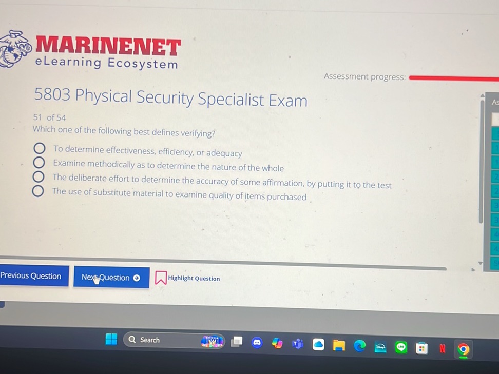 Which one of the following best defines | StudyX