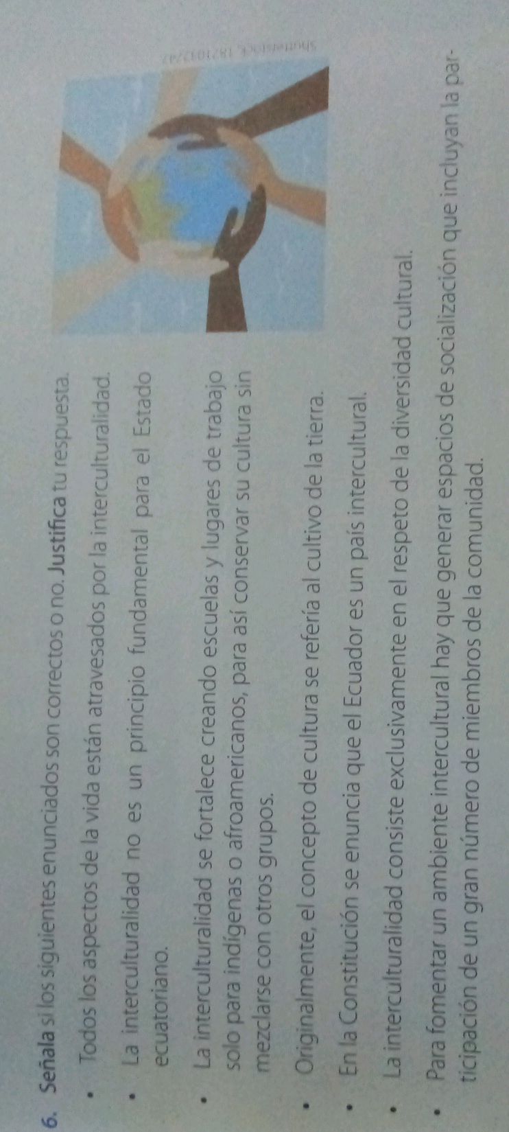 6. Señala si los siguientes enunciados son | StudyX