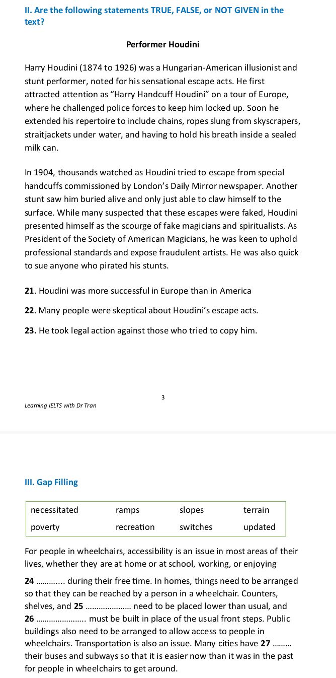 II. Are the following statements TRUE, | StudyX