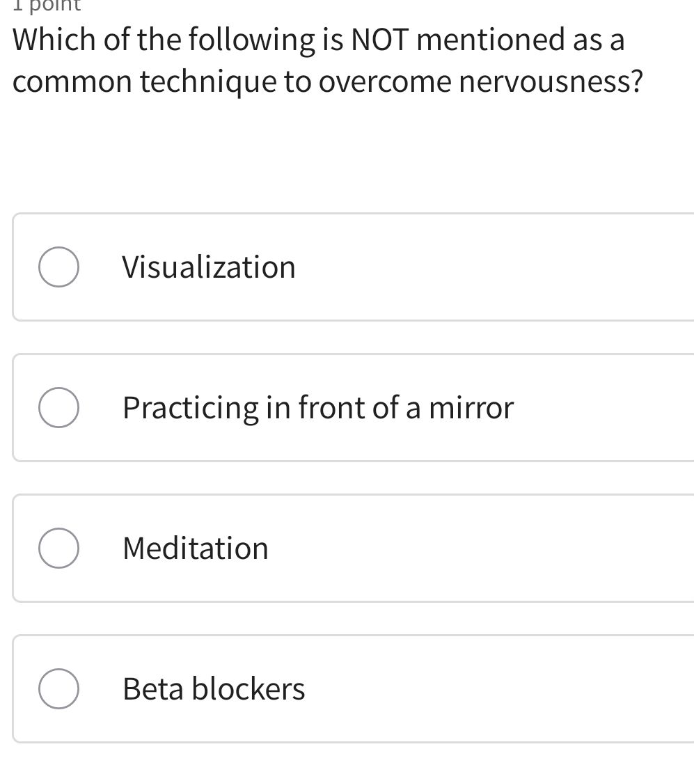 Which of the following is NOT mentioned as a