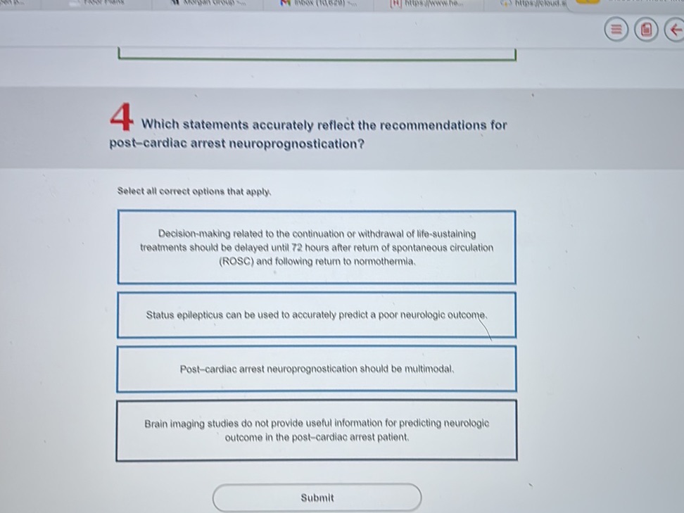 Which statements accurately reflect the | StudyX