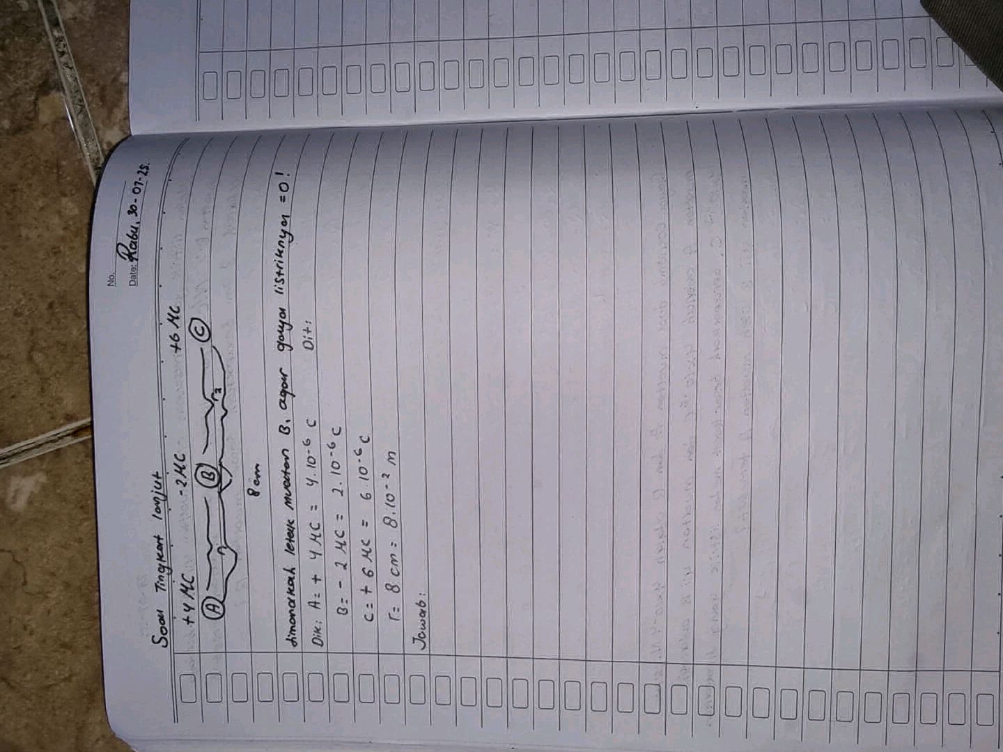 Soal Tingkat Lanjut +4 MC A -2 MC B +6 MC C