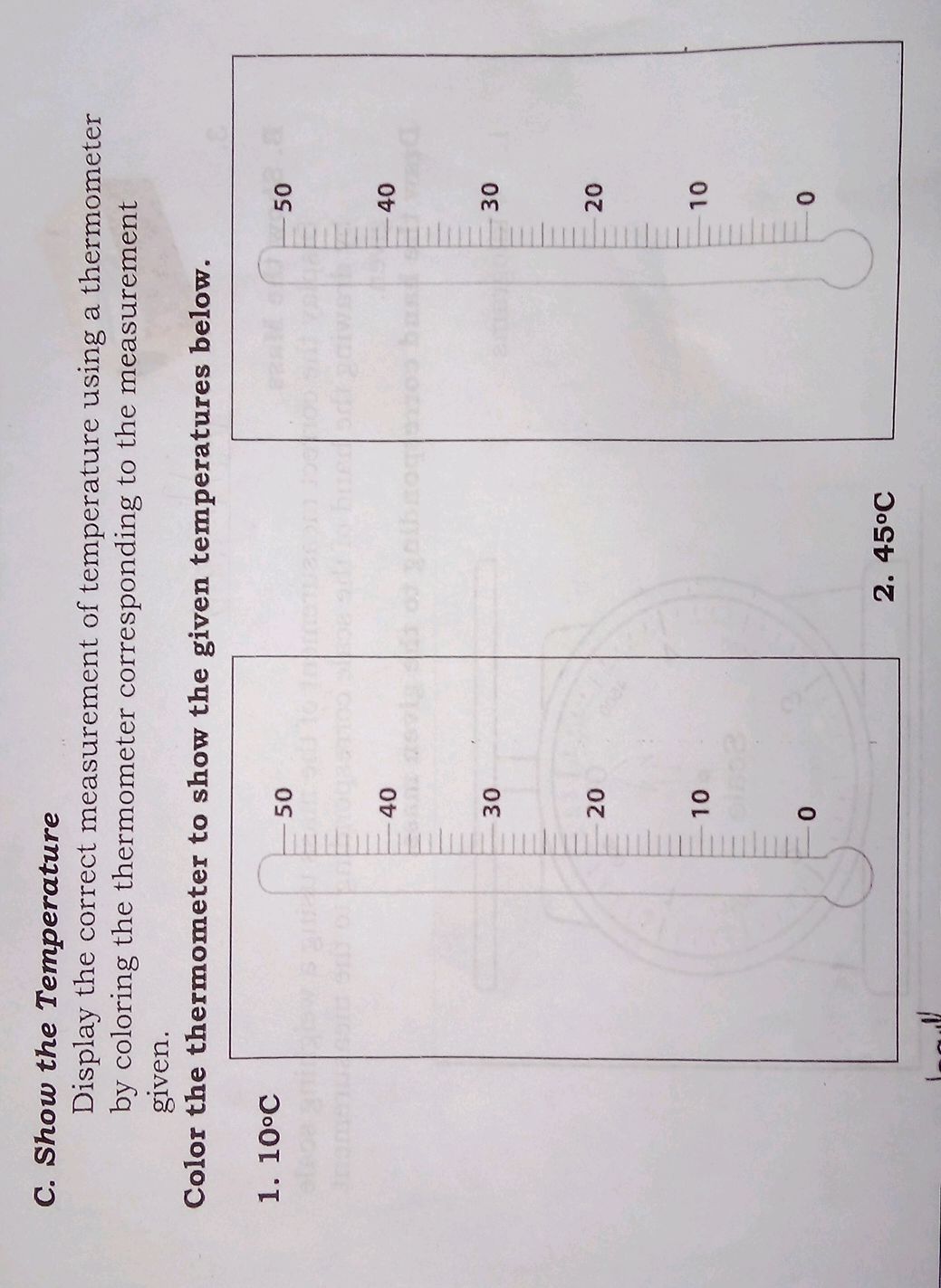C. Show the Temperature Display the correct