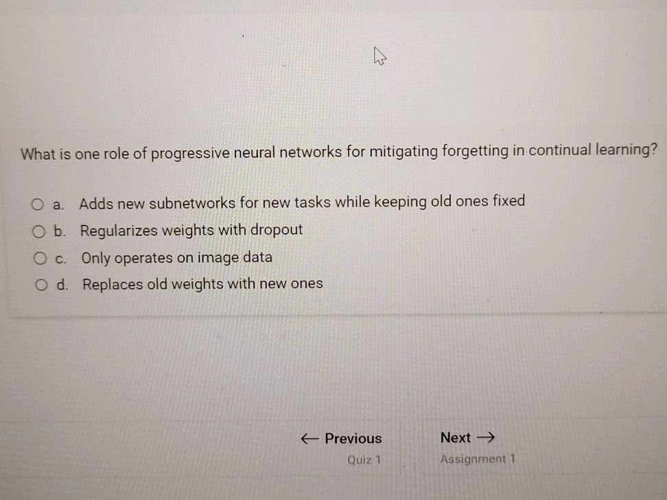 What is one role of progressive neural | StudyX