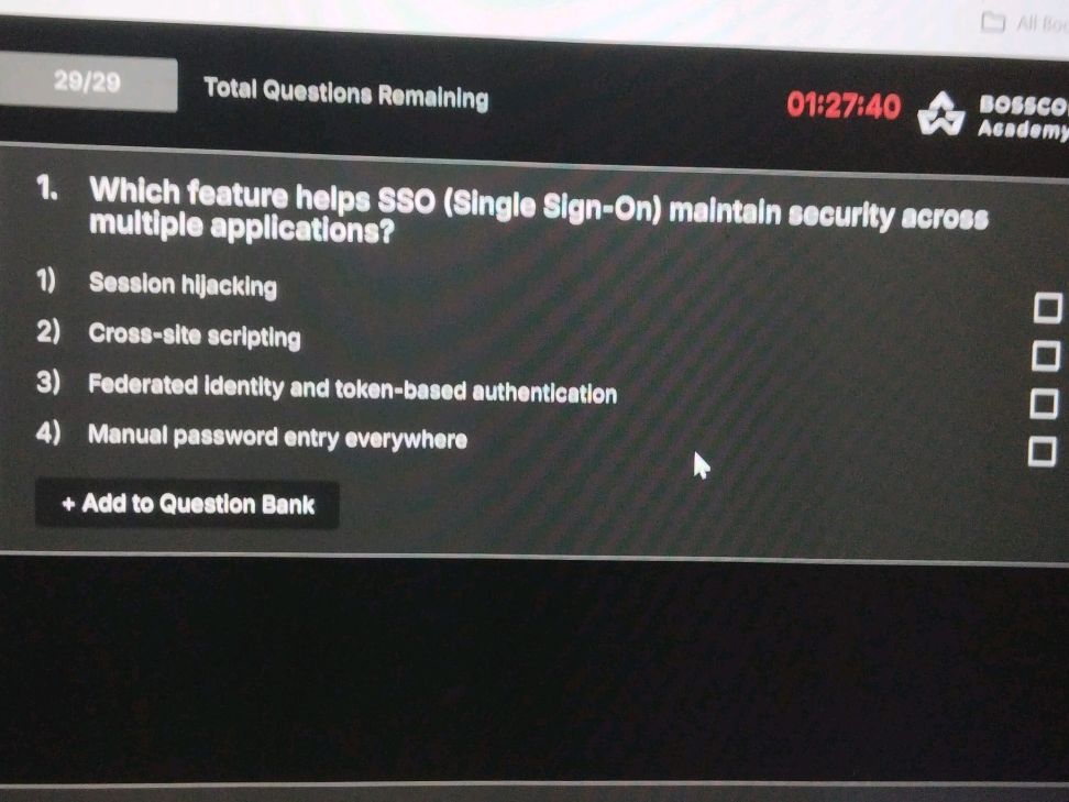 Which feature helps SSO (Single Sign-On)