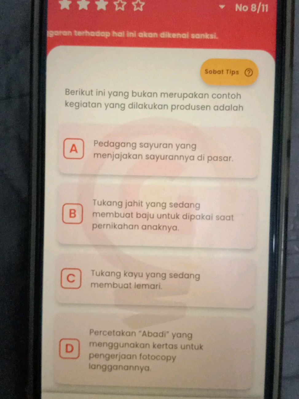 Berikut ini yang bukan merupakan contoh | StudyX