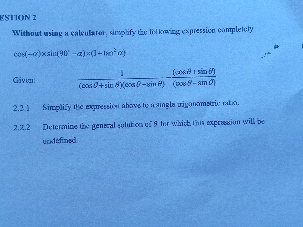 Without using a calculator, simplify the | StudyX