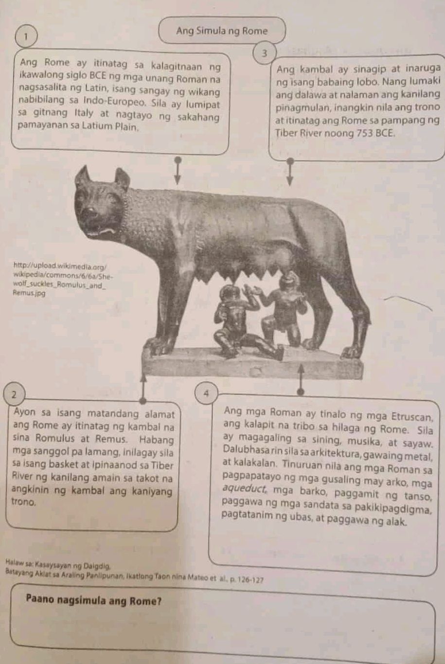 Paano nagsimula ang Rome? 1. Ang Rome ay