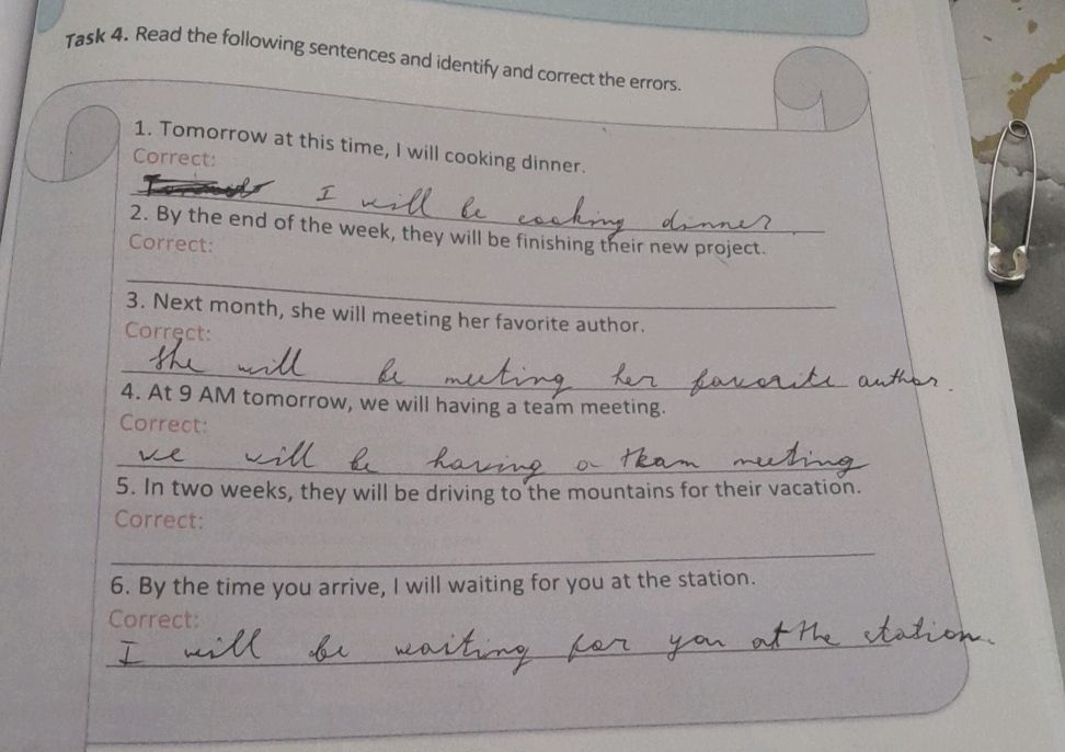 Task 4. Read the following sentences and | StudyX