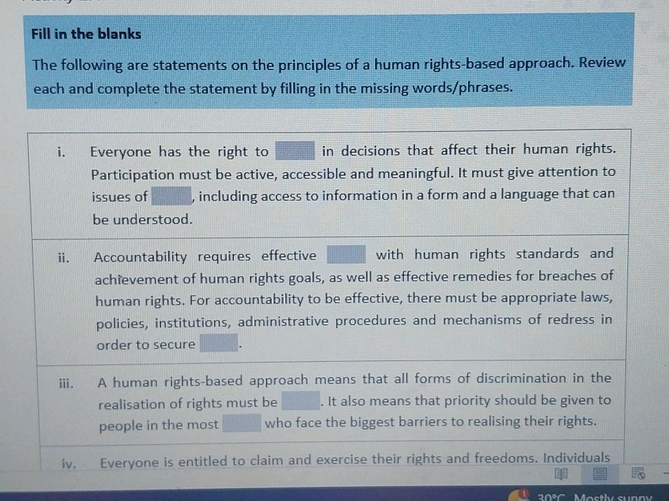Fill in the blanks The following are | StudyX