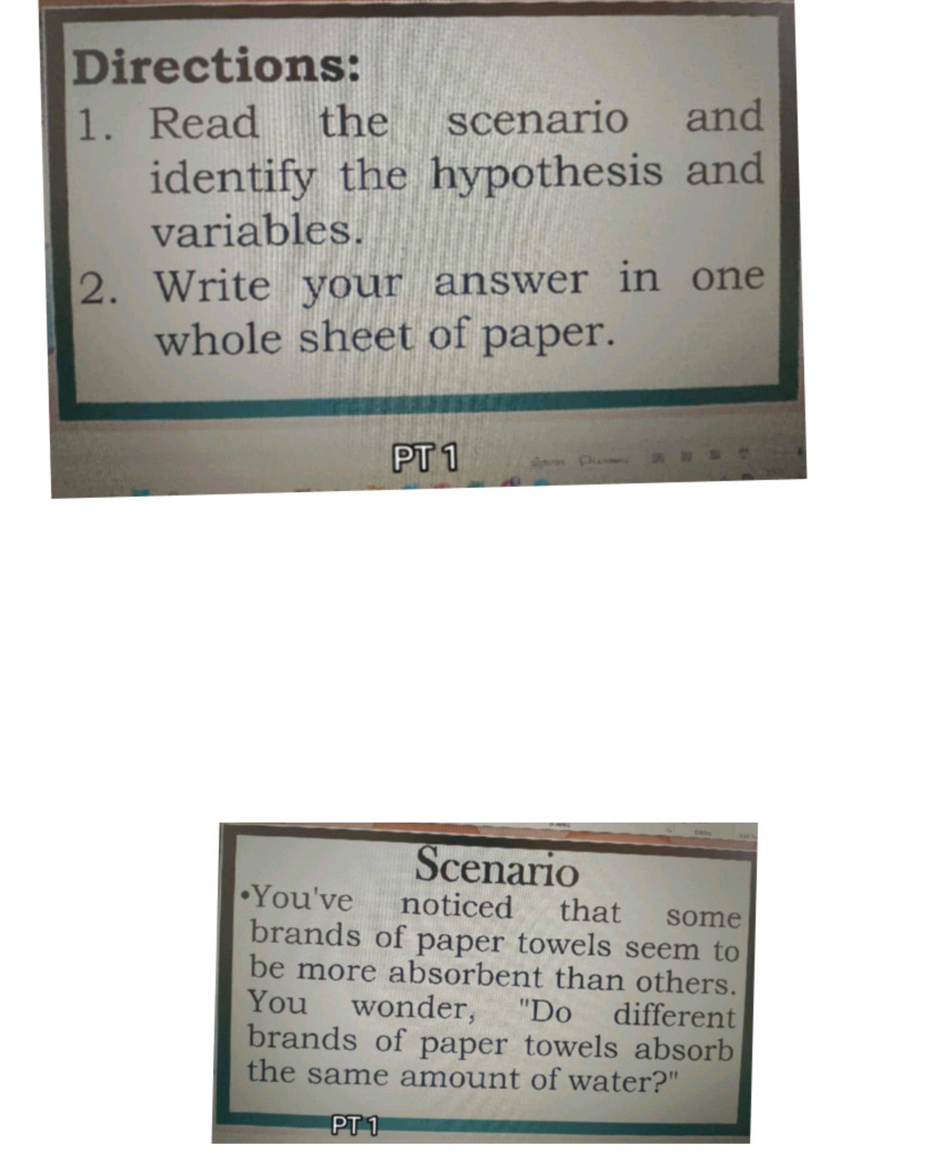 Directions: 1. Read the scenario and | StudyX