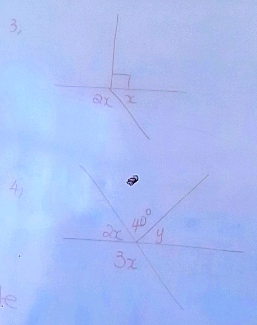 3, $$ (Diagram of intersecting lines with | StudyX