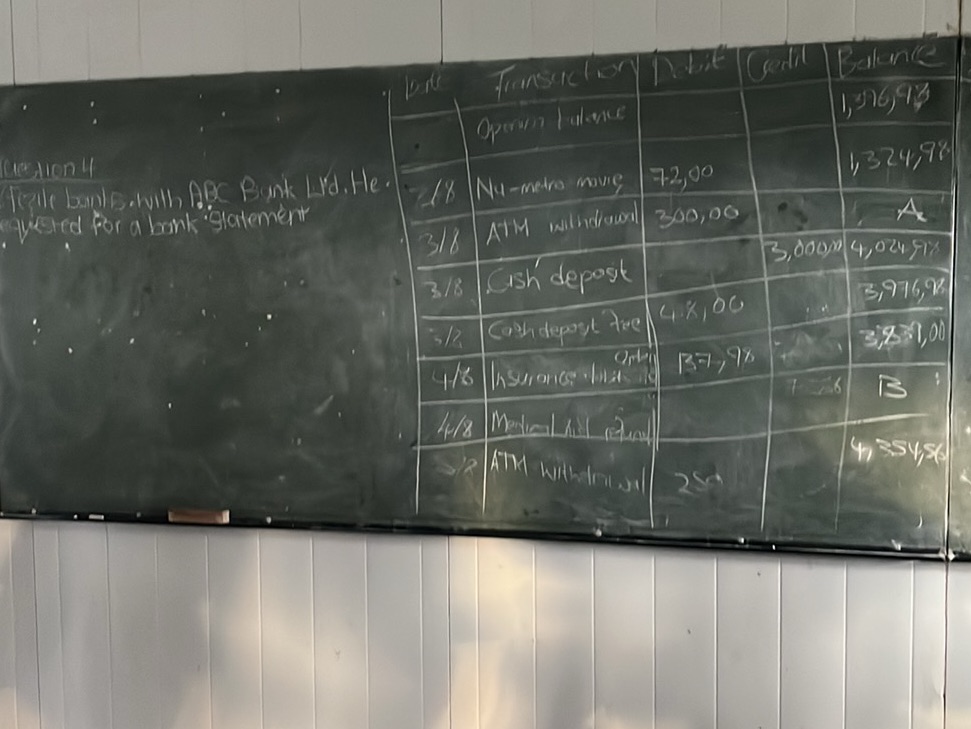 Question 4 Fezile banks with ABC Bank Ltd. | StudyX