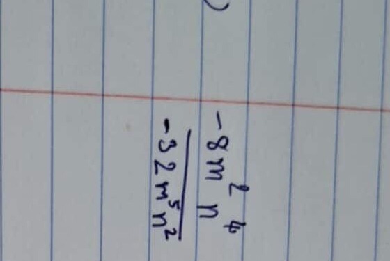 Simplifying the expression -32m^5n^2 / | StudyX