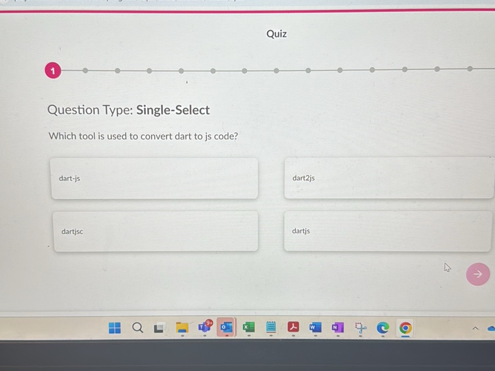 Which tool is used to convert dart to js | StudyX