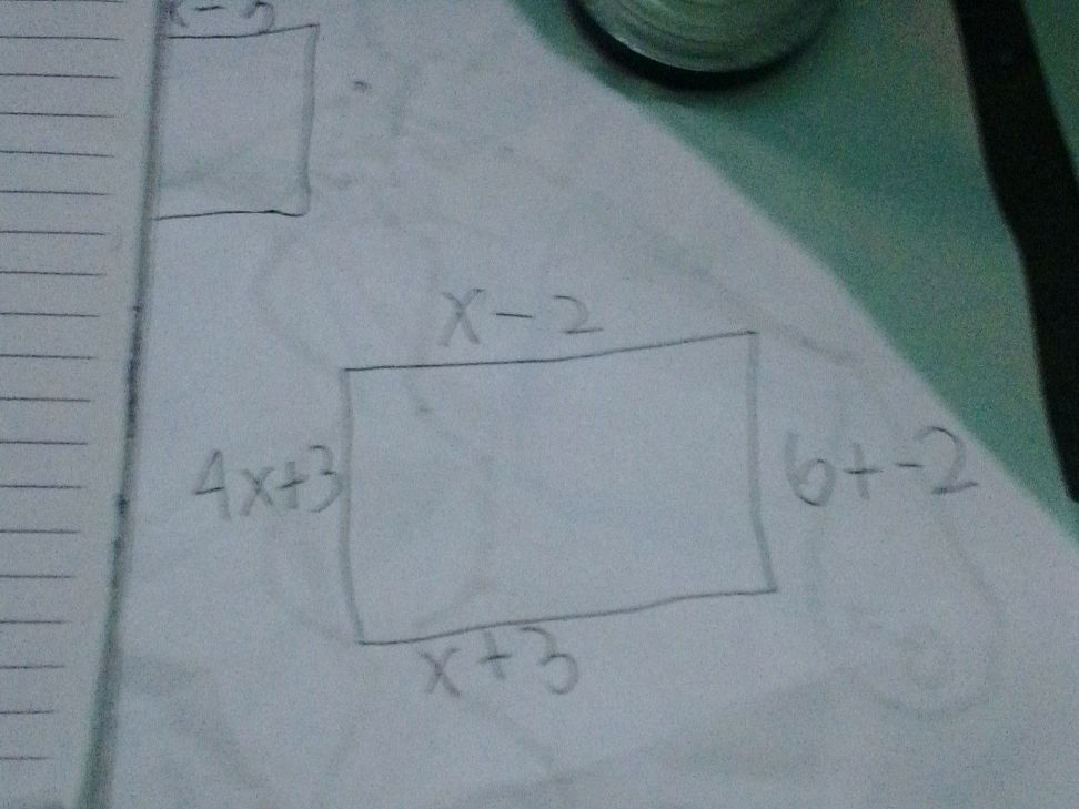 The image shows a rectangle with the | StudyX