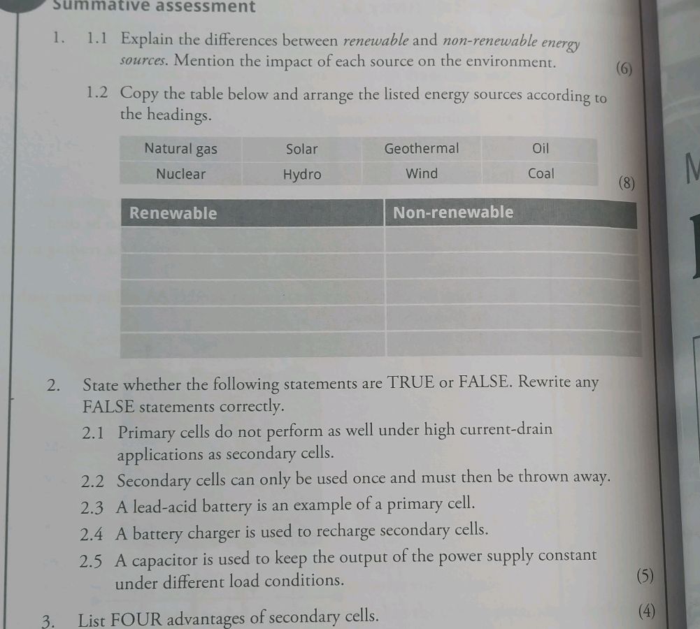 1. 1.1 Explain the differences between | StudyX