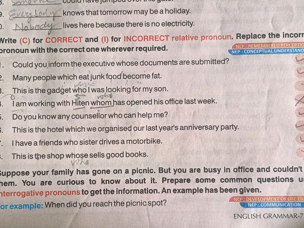Write (C) for CORRECT and (I) for INCORRECT | StudyX