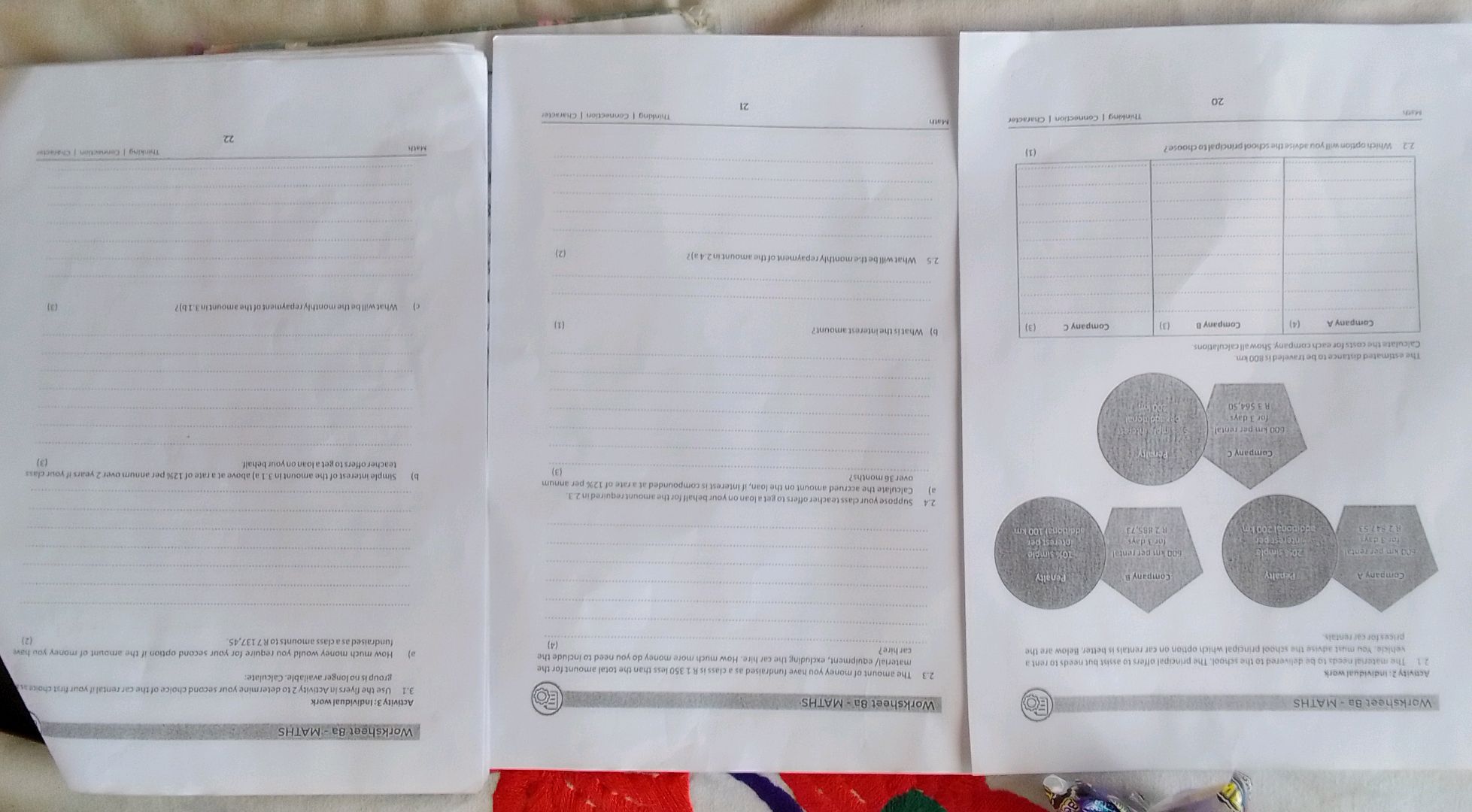 Worksheet Ba - MATHS Activity 2: Individual | StudyX