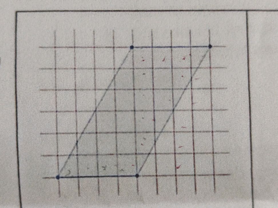 The image shows a parallelogram drawn on a | StudyX