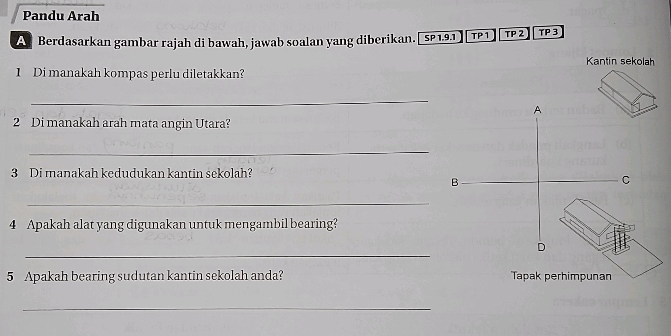 A Berdasarkan gambar rajah di bawah, jawab | StudyX