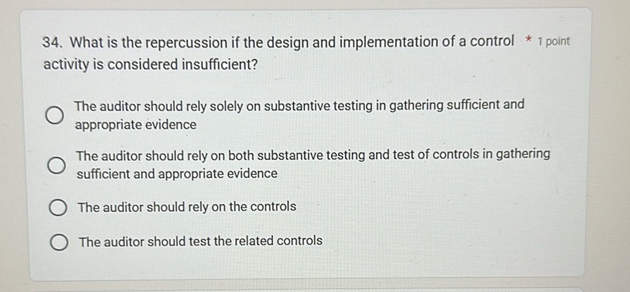What is the repercussion if the design and