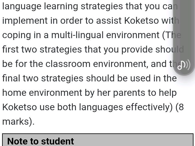 List language learning strategies that you | StudyX