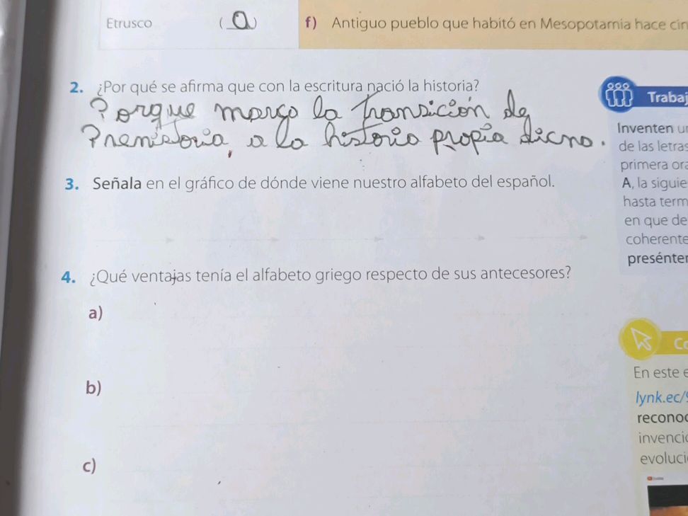 2. ¿Por qué se afirma que con la escritura | StudyX