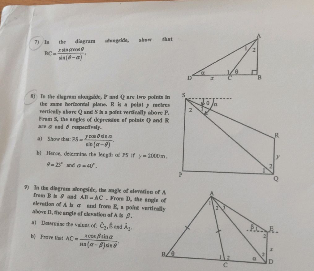7) In the diagram alongside, show that $BC | StudyX